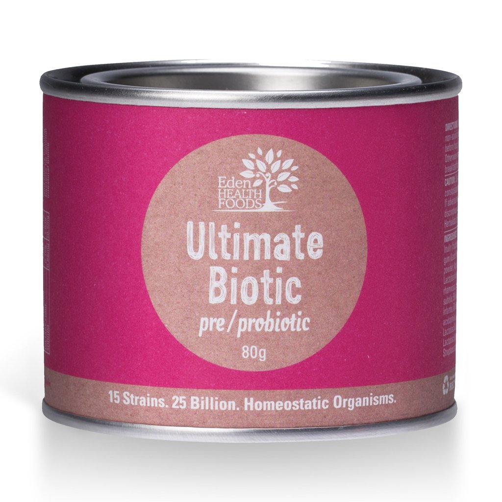 Eden Healthfoods Ultimate Biotic Pre/Probiotic - 25 Billion Friendly B ...